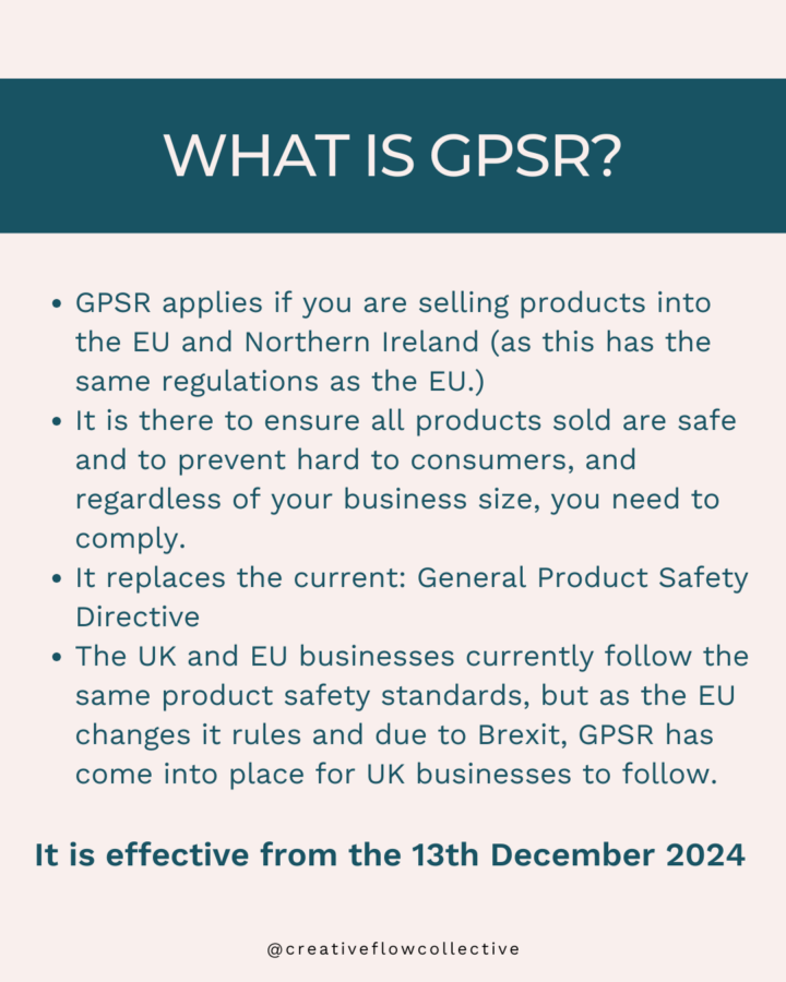 GPSR and Help for Small UK Product Businesses